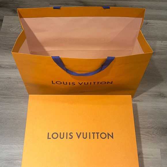Louis Vuitton | Accessories | Louis Vuitton Shoe Box Orange Color ...